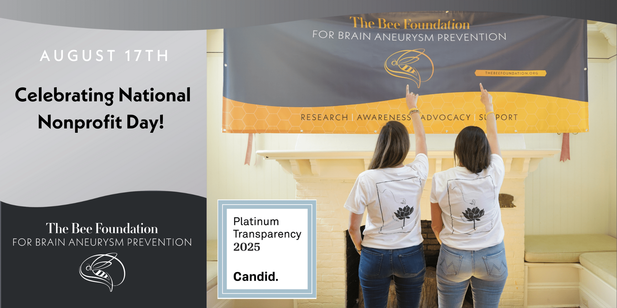 Celebrating National Nonprofit Day! - The Bee Foundation