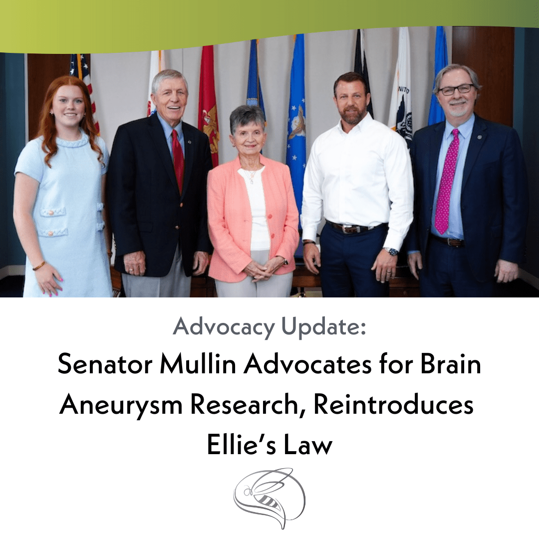 Senator Mullin Advocates for Brain Aneurysm Research, Reintroduces ...